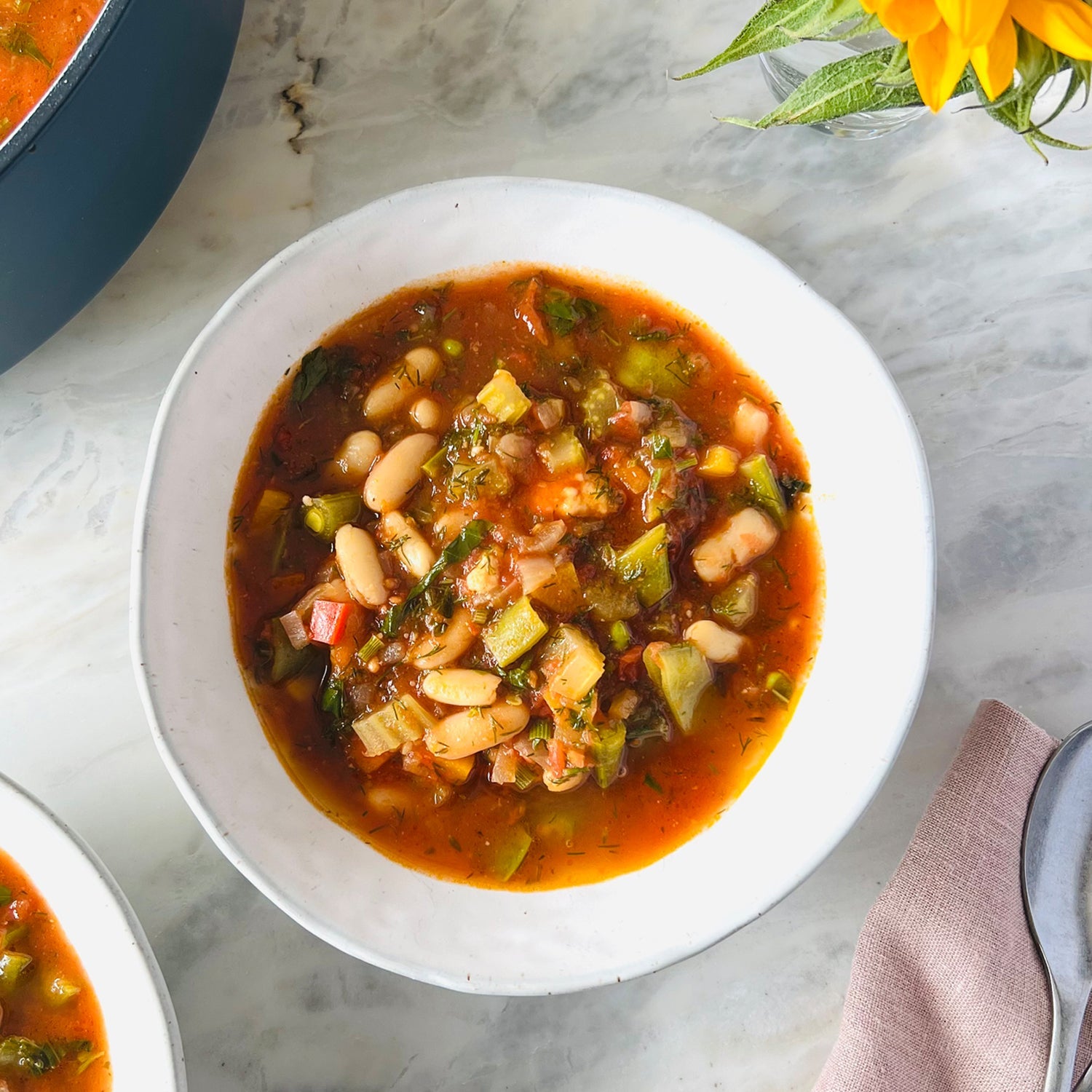 White Bean & Herb Minestrone | Joseph Joseph US
