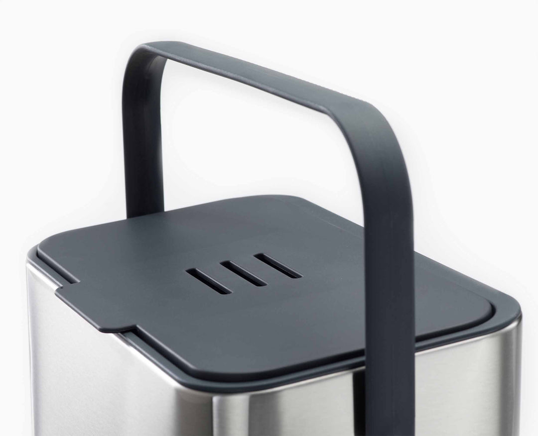 4L Stainless Steel Kitchen Compost Bin | Joseph Joseph US