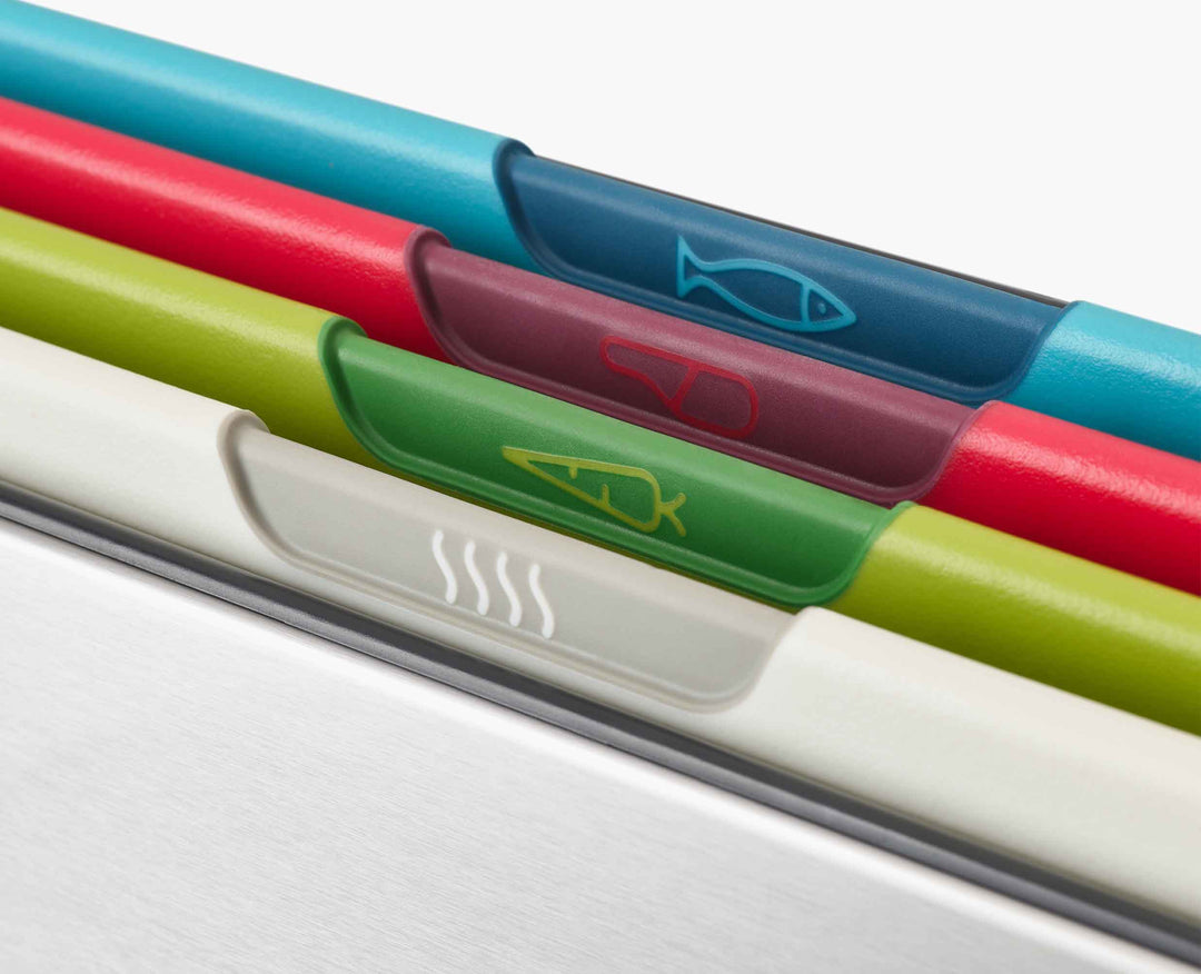 Folio™ Icon 4-Piece Color Coded Cutting Boards | Joseph Joseph US