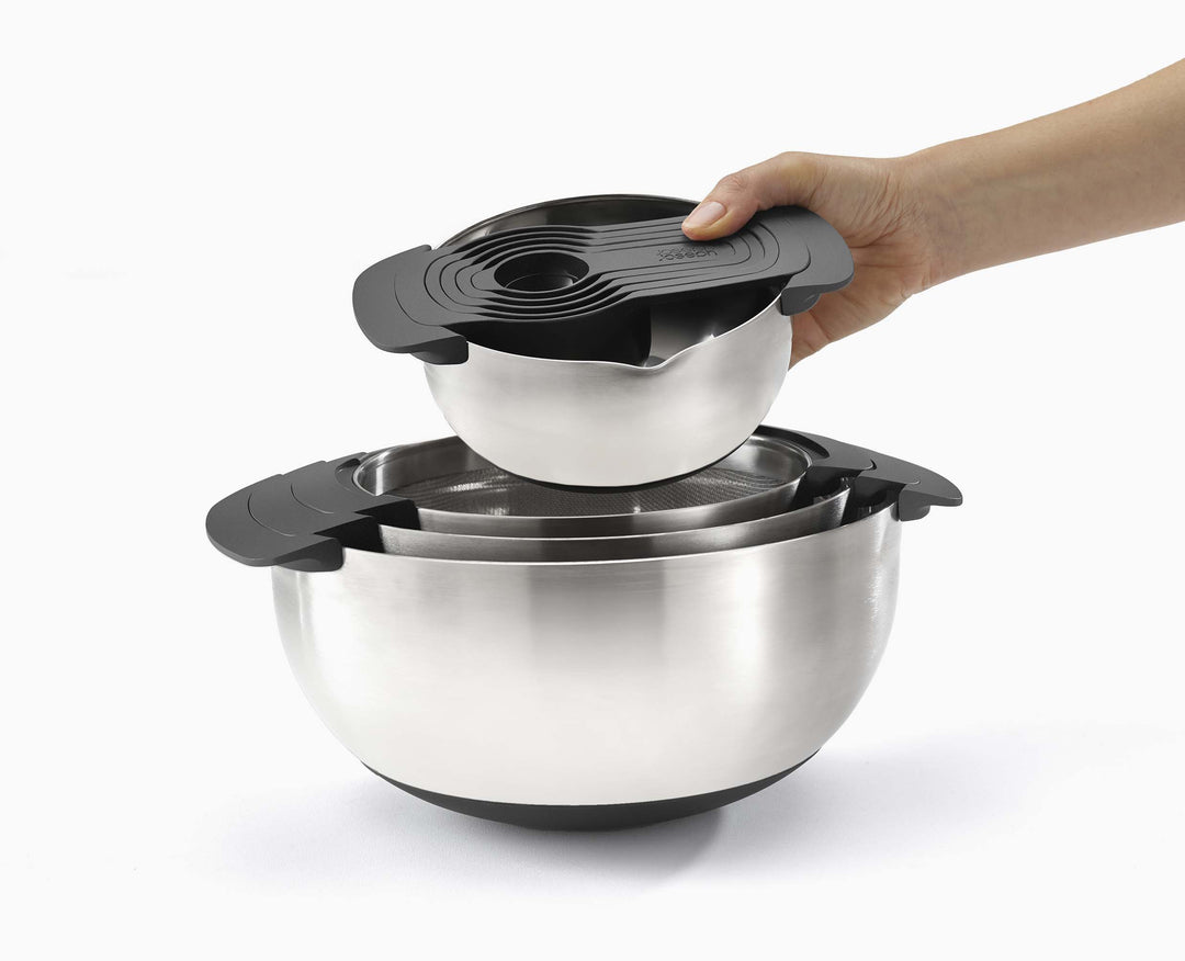 Nest™ 9 Steel Food Preparation Set | Joseph Joseph US