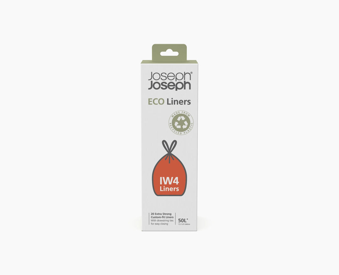 IW4 Extra Strong 20 Recycled Trash Bags - up to 90L | Joseph Joseph US