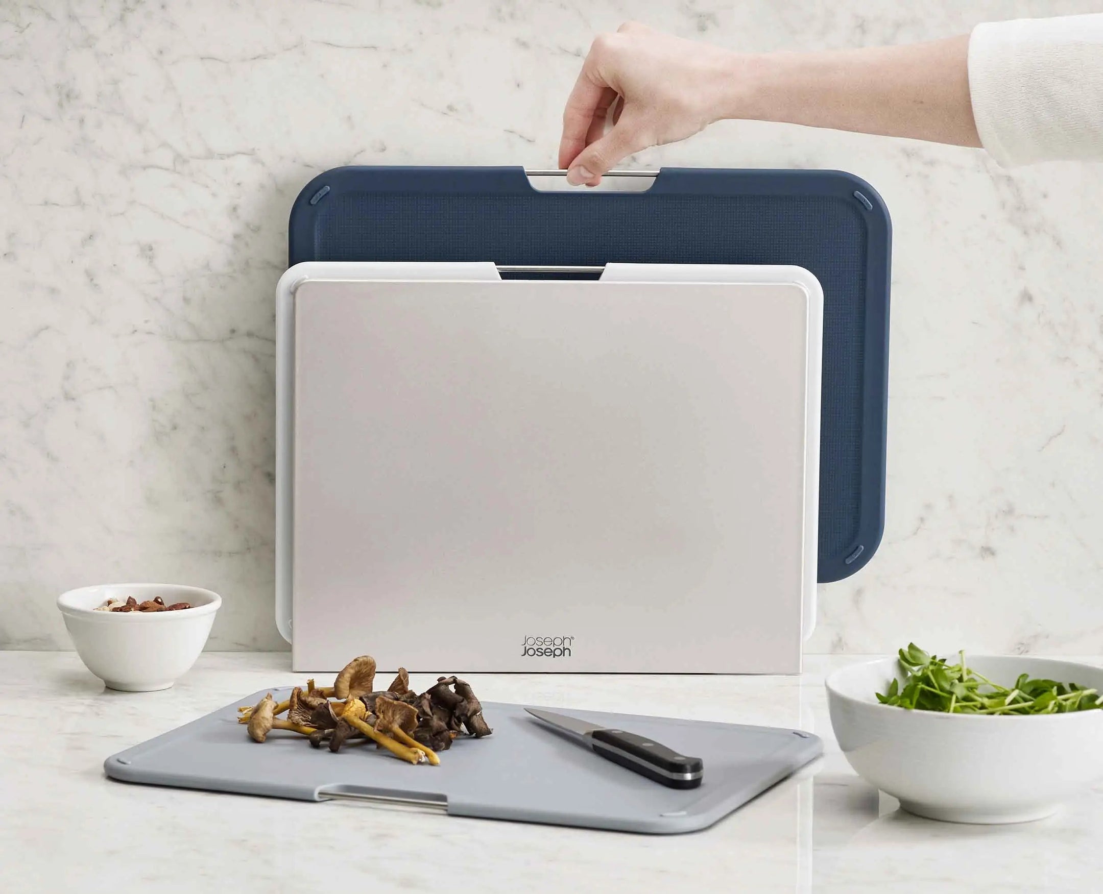 Nest™ 3-piece Cutting Board Set - Gray | Joseph Joseph US