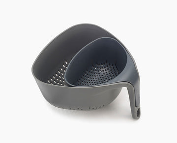 Nest™ 2-piece Colander Set - Gray | Joseph Joseph US